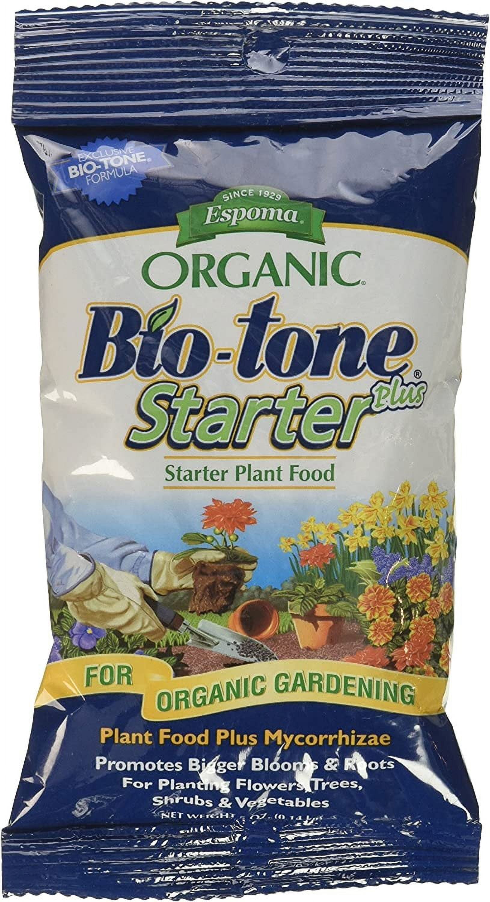 Espoma Organic Bio-Tone Starter Plus 4-3-3 Fertilizer, 5oz Trial Packet ...