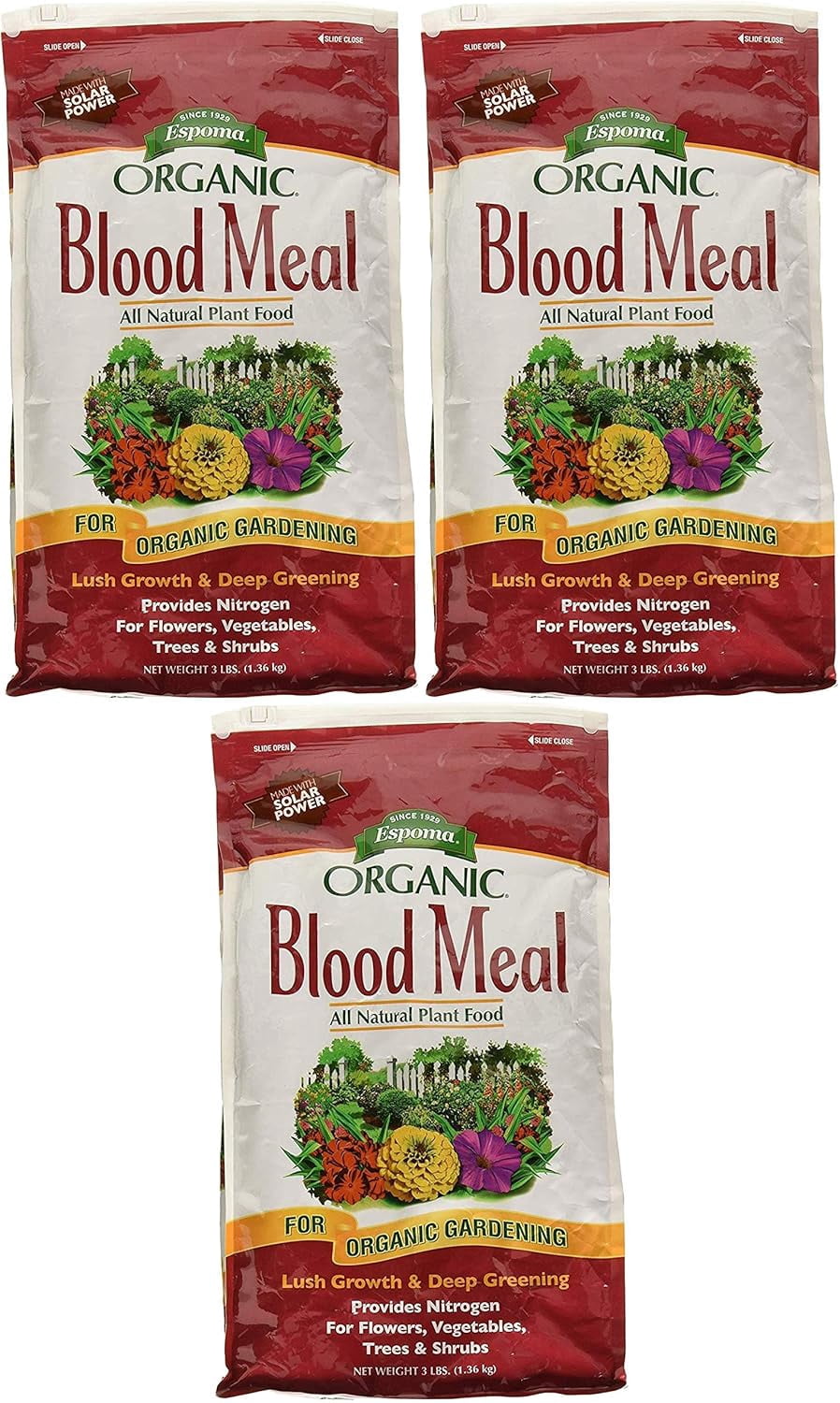 Espoma Organic Blood Meal Fertilizer 12-0-0 All-Natural Plant Food ...