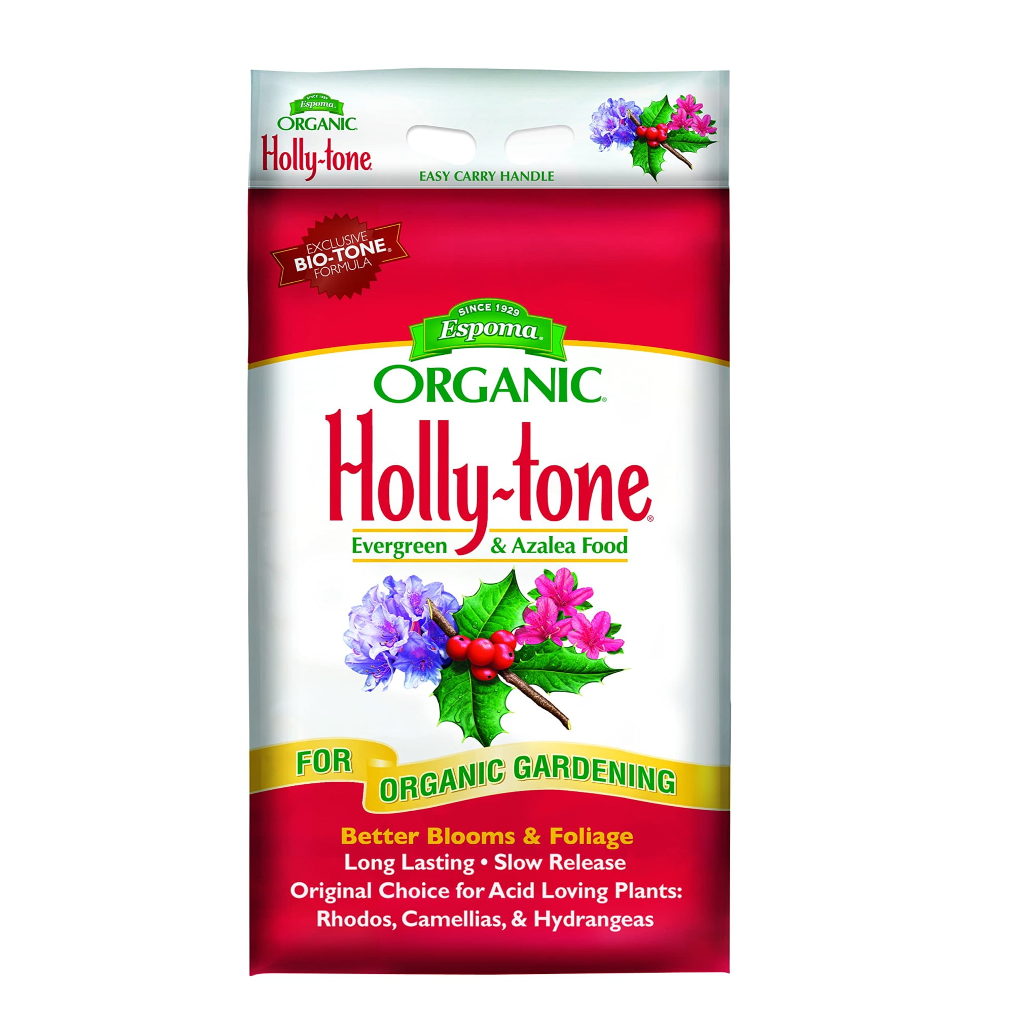 Espoma Organic Holly-Tone Evergreen & Azalea Flower Food- 18 LB Bag ...