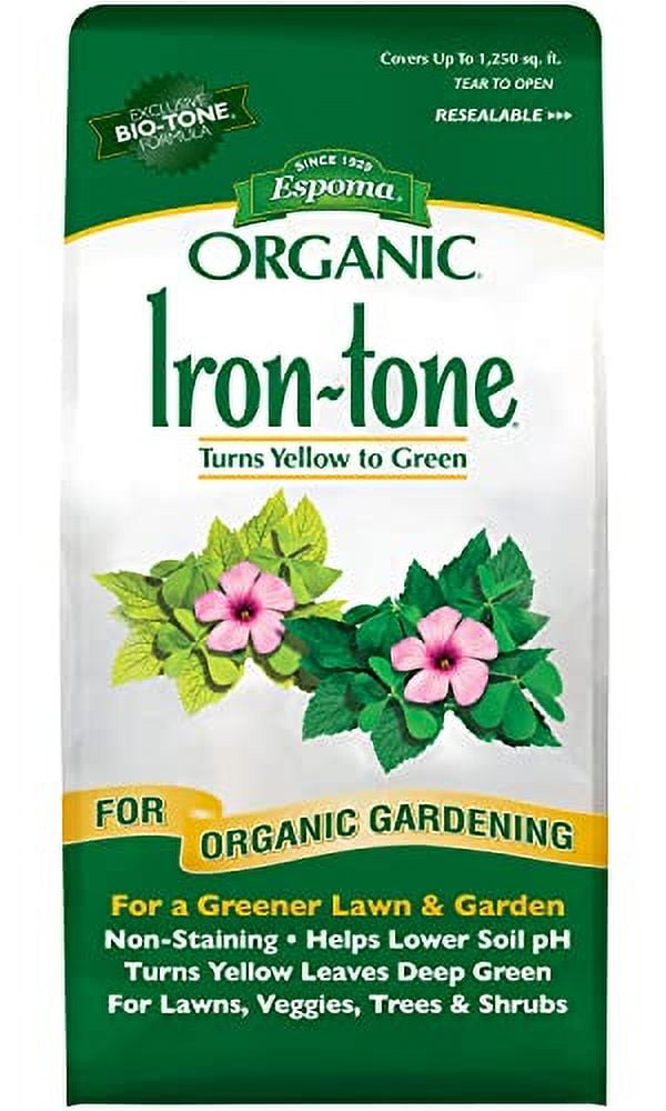 Espoma Organic Iron-Tone 3-0-3 Organic Fertilizer and Plant Food to ...