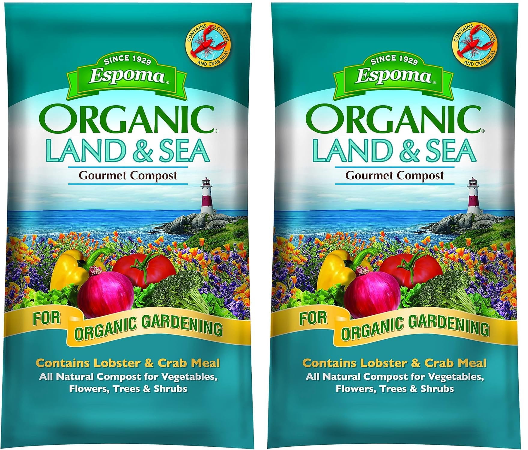 Espoma Organic Land and Sea Gourmet Compost with Lobster & Crab Meal ...