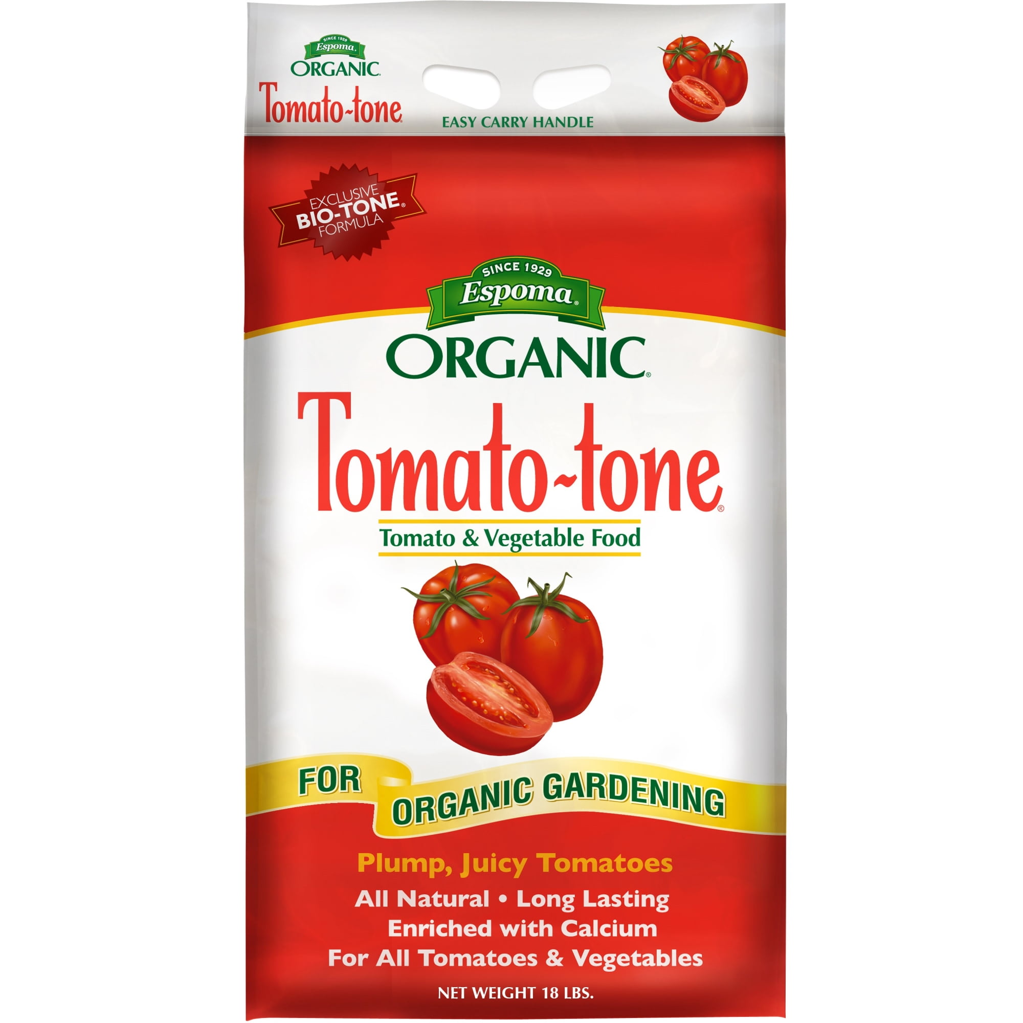 Espoma Organic Tomato-Tone, 3-4-6, 18-Lb. - Walmart.com