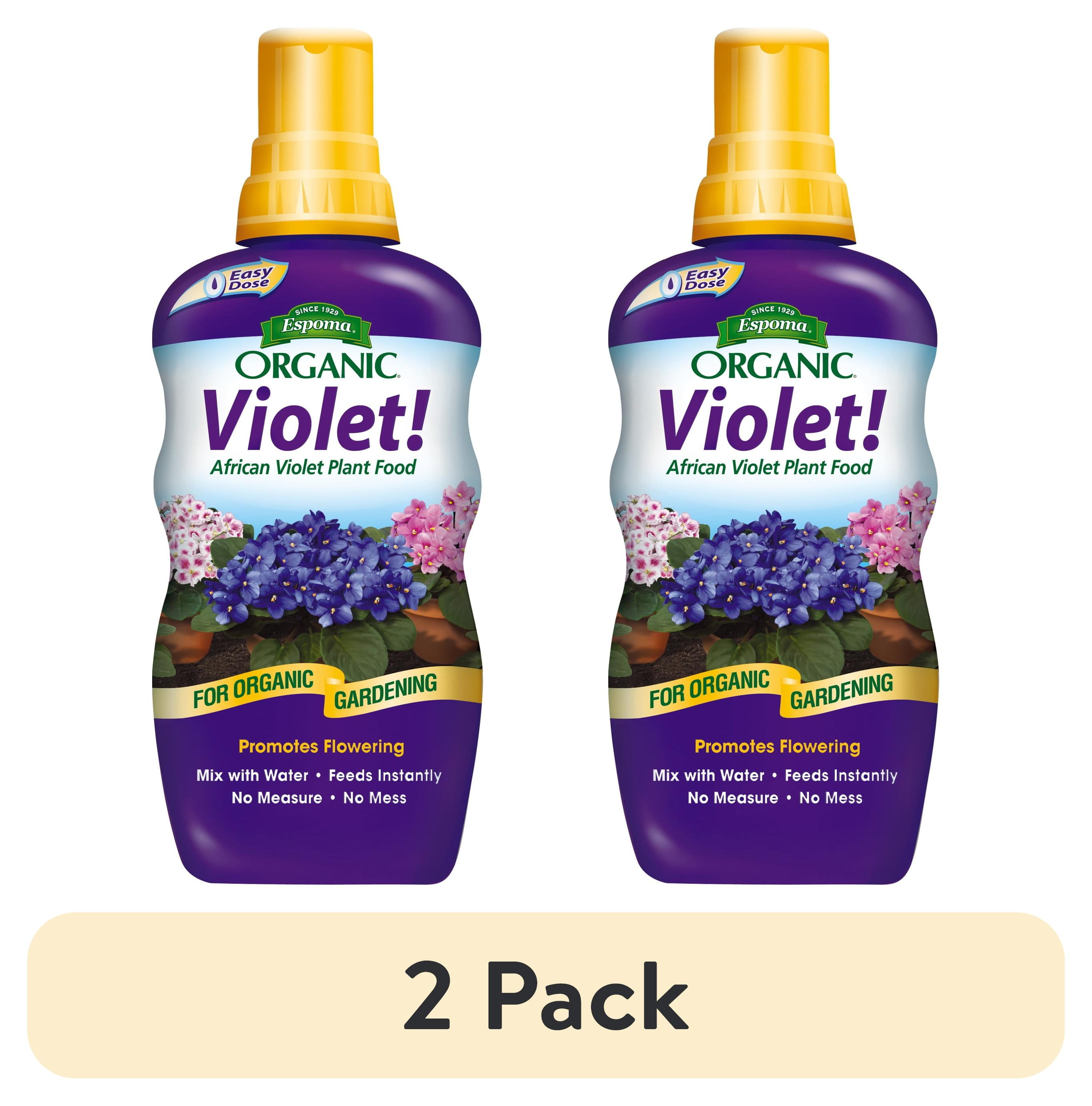 (2 pack) Espoma Organic Violet African Violet Plant Food, 1-3-1 ...