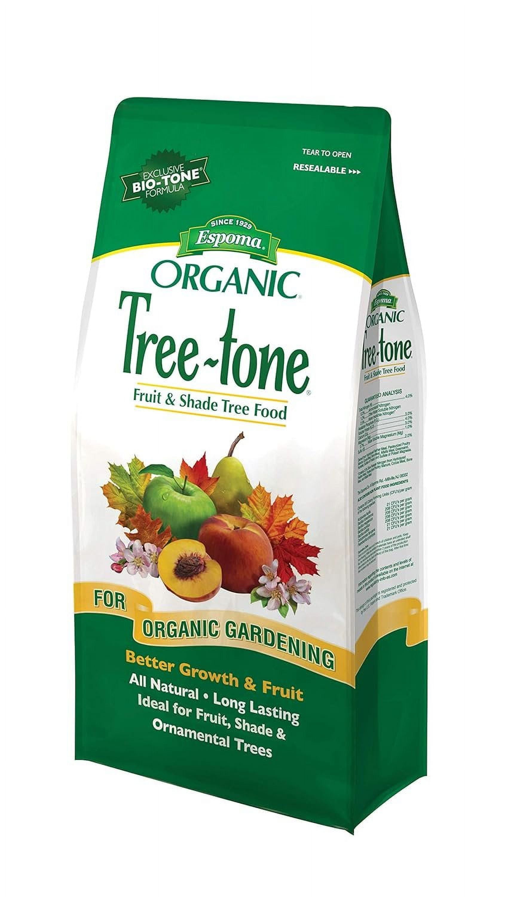 Espoma Tree-Tone Plant Food, Natural & Organic Fertilizer for Shade ...