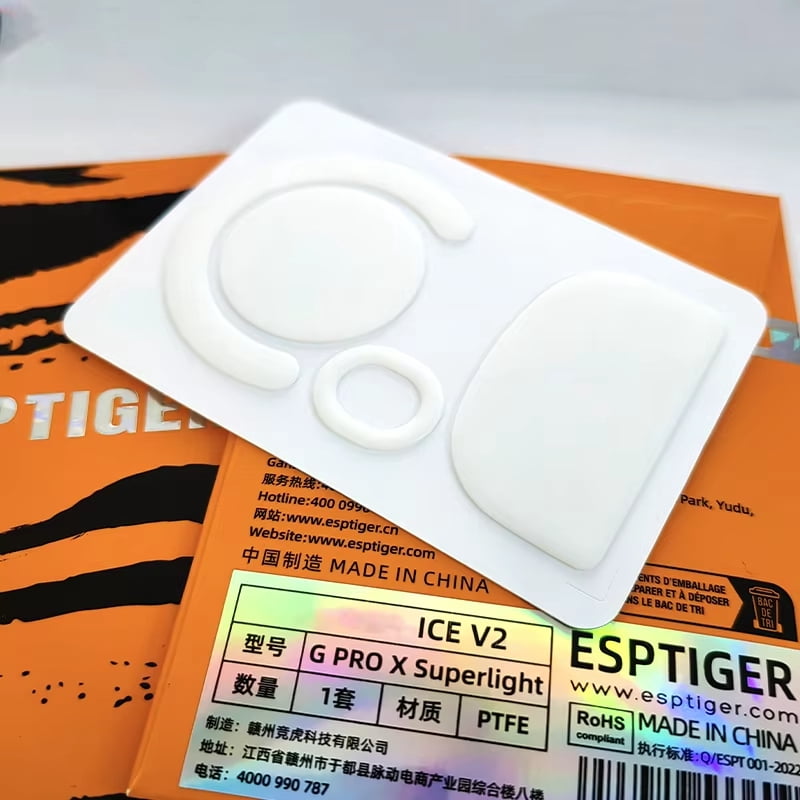 Esports Tiger ICE V2 Mouse Feet Skates For Logitech G PRO X Superlight ...