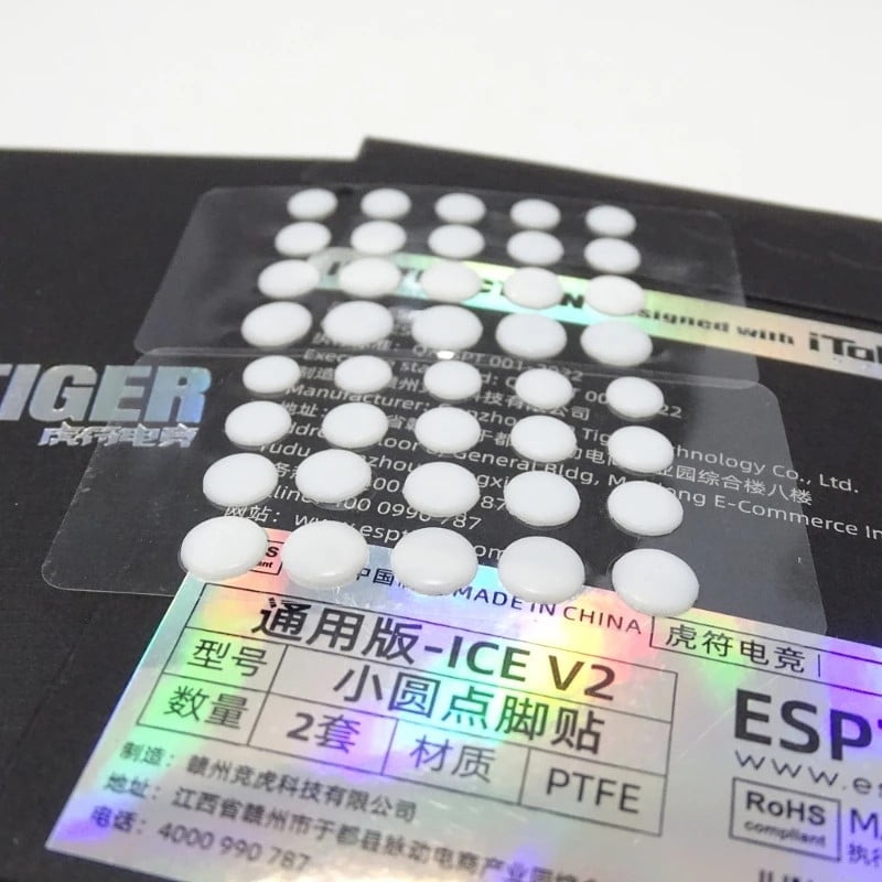 Esports Tiger ICE V2 Version Mouse Feet DIY Universal Dots Glides Round ...