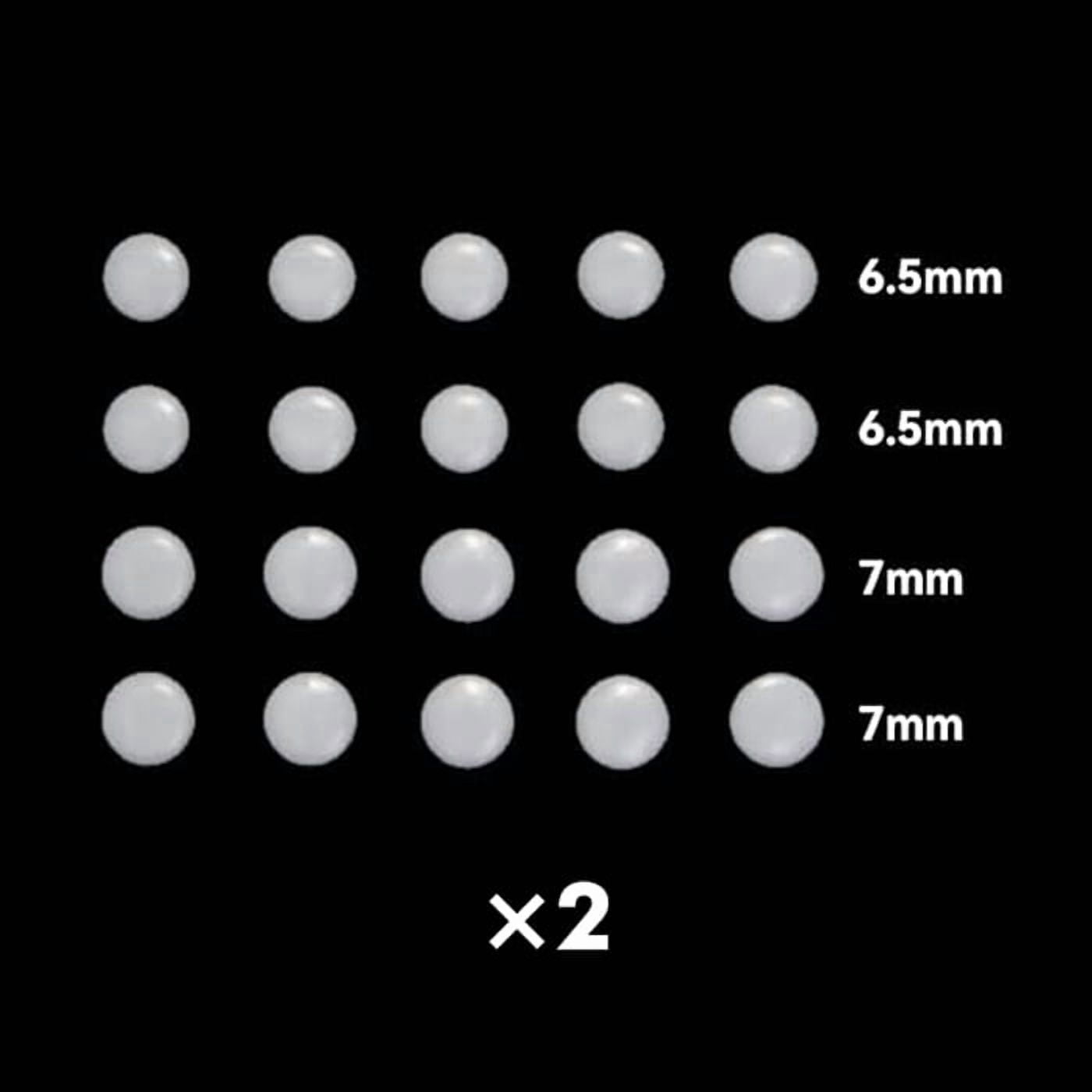 Esports Tiger ICE V2 Version Mouse Feet DIY Universal Dots Glides Round ...