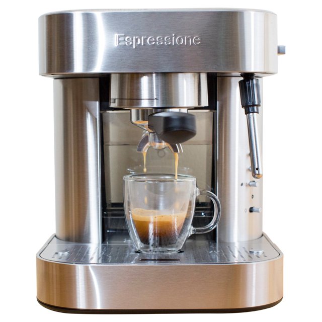 Espressione Stainless Steel Automatic Pump Espresso Machine with Thermo ...