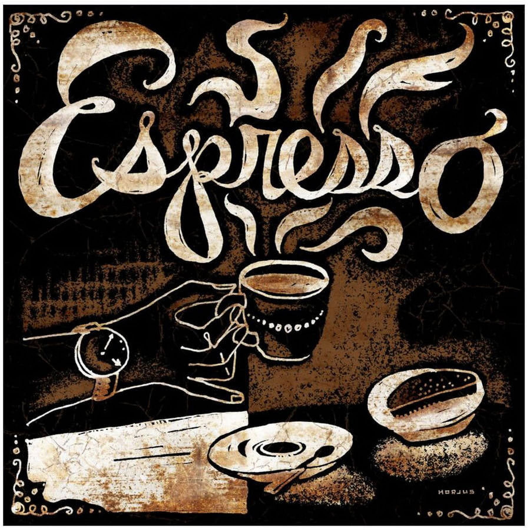 Eazl Espresso And Biscotti Canvas Poster - Archival Canvas - Walmart.com