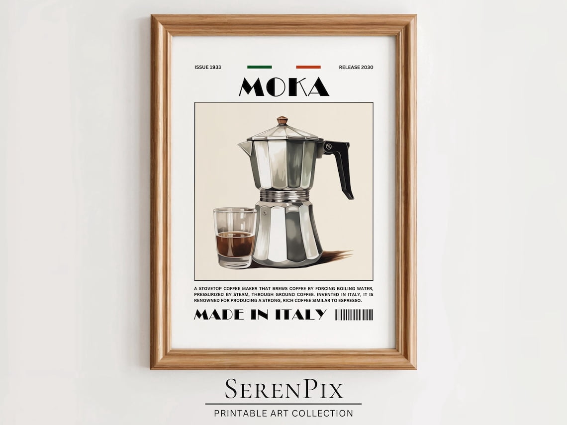 Espresso Art Print, Kitchen Wall Art, Coffee Lover Decor, Espresso ...