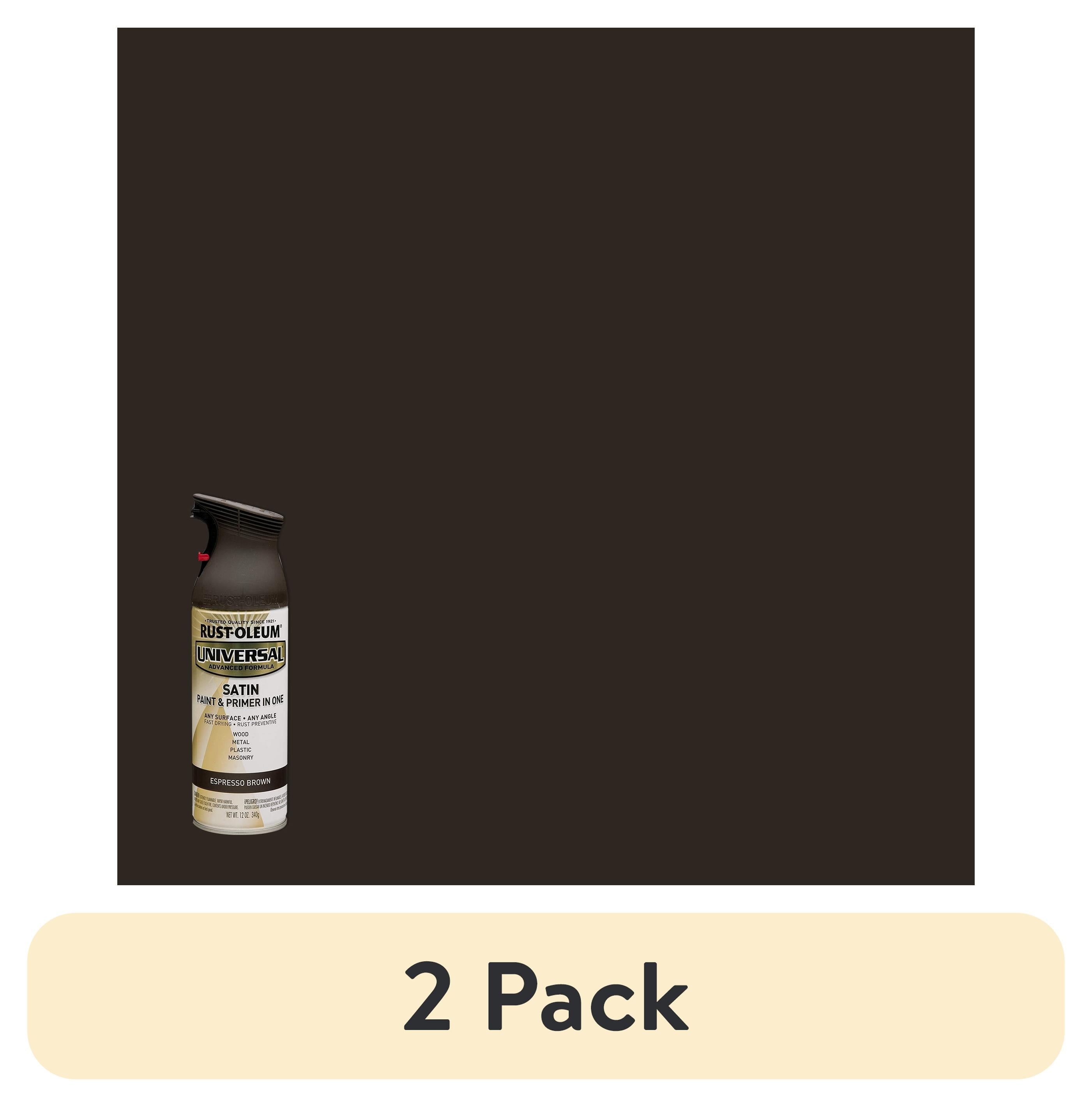 (2 pack) Espresso Brown, Rust-Oleum Universal All Surface Interior ...