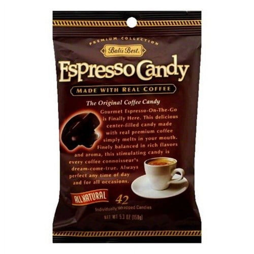 Bali's Best Espresso Coffee Candy, Coffee Flavored Candy, 5.3oz (2 Pack ...