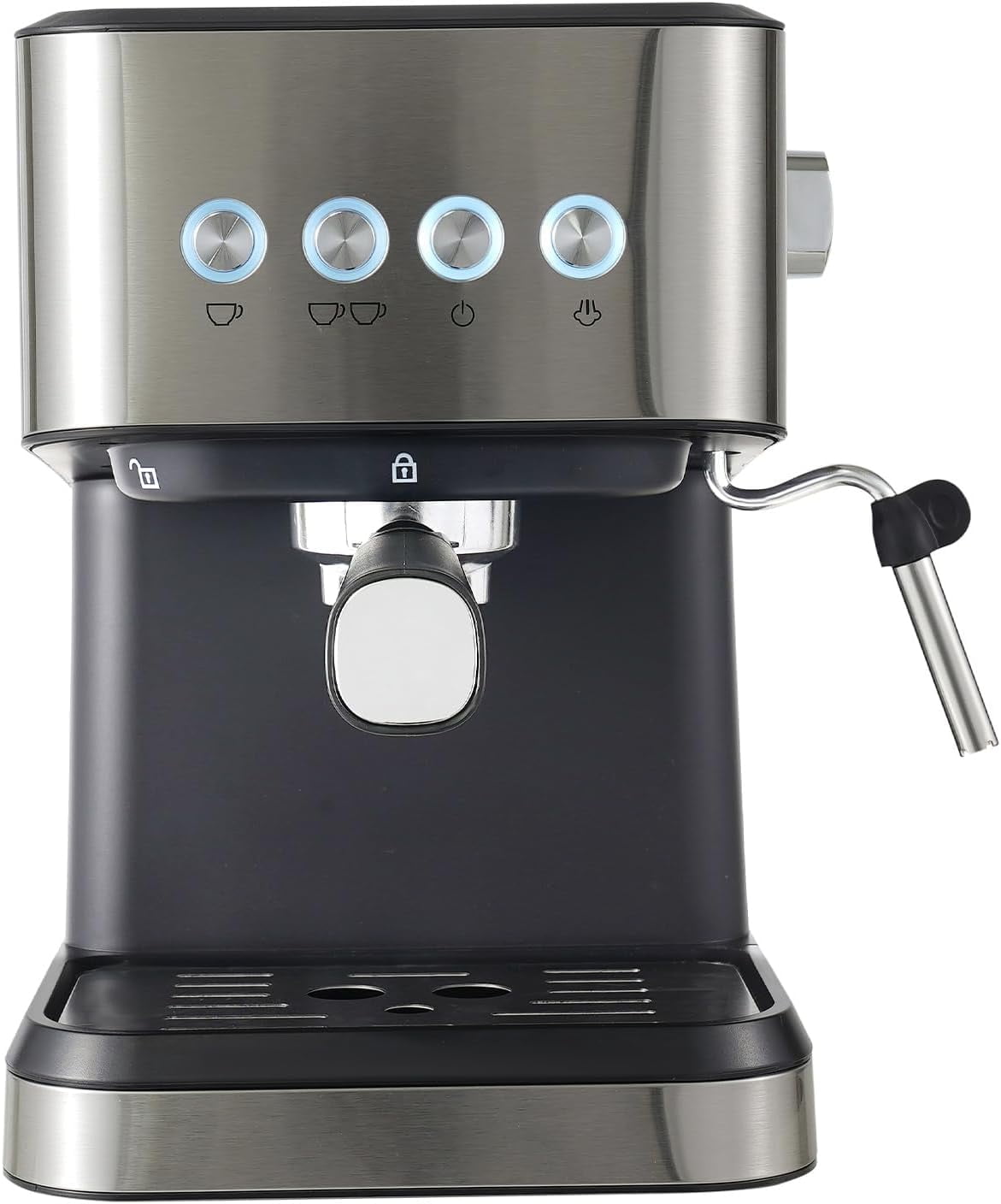 Espresso Coffee Machine, Semi Automatic Espresso Machine Single/Double ...