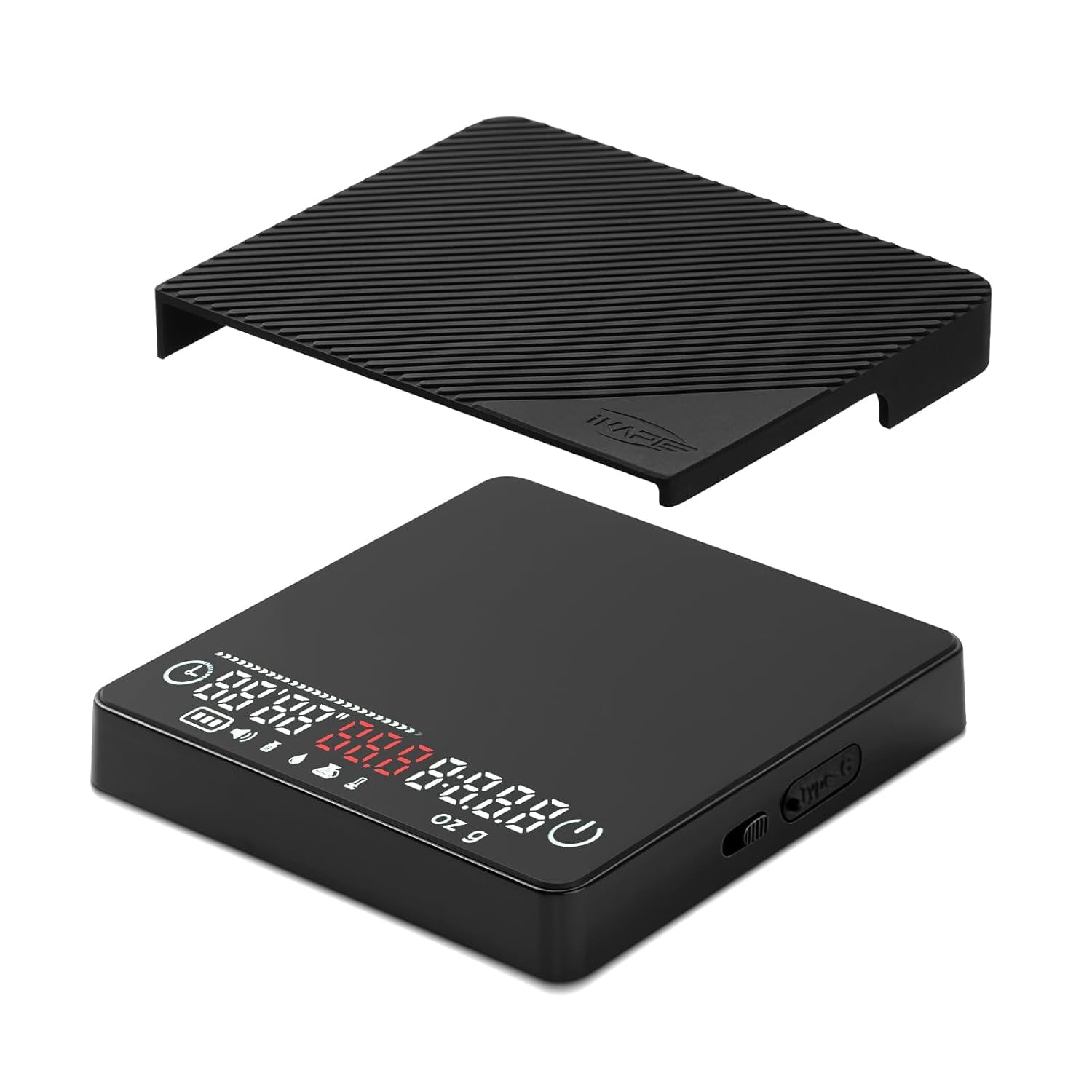 Espresso Coffee Scale with Timer, 2kg/0.1g High Precision Digital Scale ...
