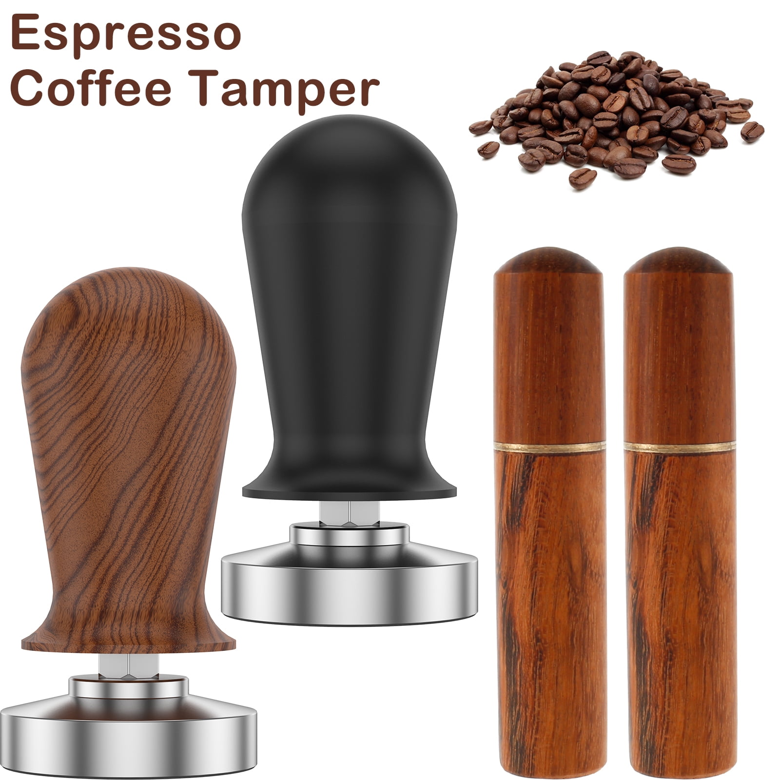 Espresso Coffee Tamper 35lbs Coffee Tamper with Espresso Coffee Stirrer ...