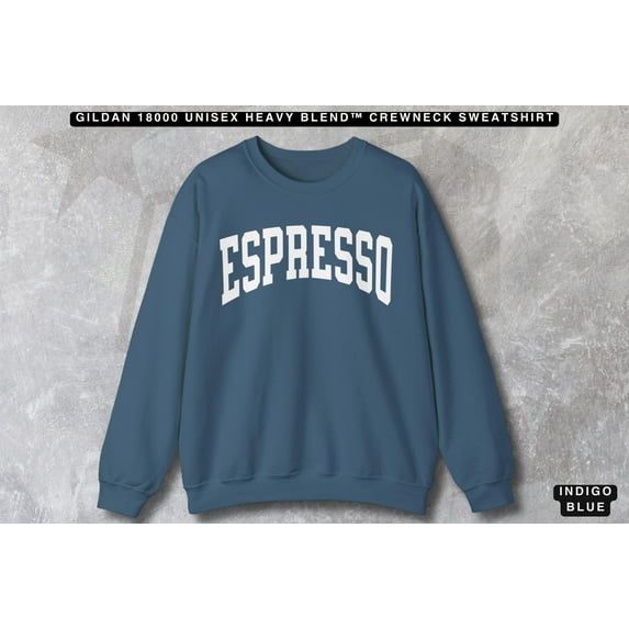 Espresso Collegiate T-Shirt - Coffee Lover Gift University-Style ...