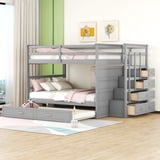 Espresso Color - Sturdy Climbing with Staircase - Teen Bedroom - High ...