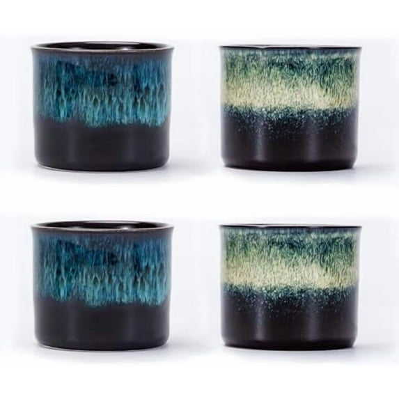 Espresso Cups Set of 2, Ceramic Espresso Cups, Expresso Shots Cups, 2 ...