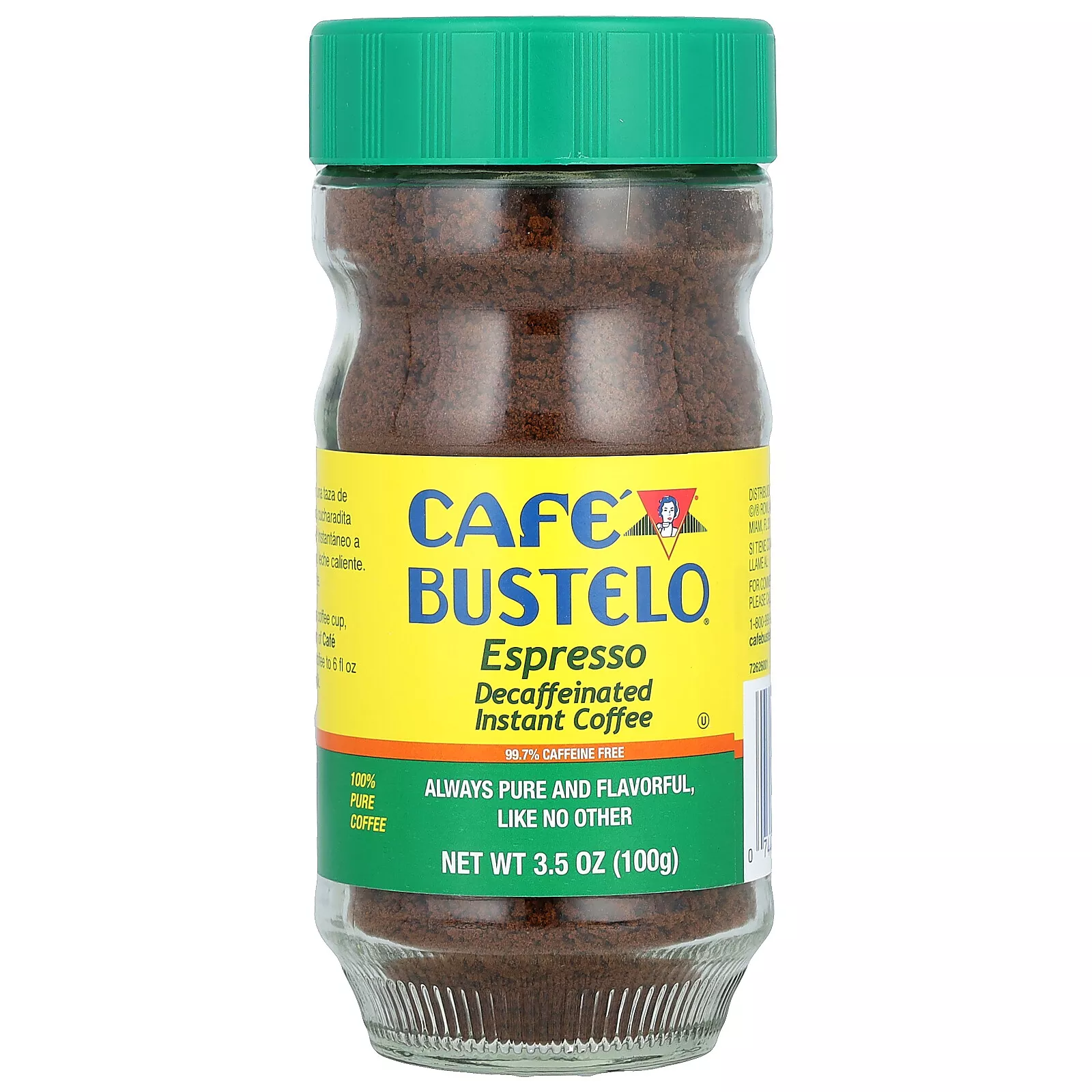 Espresso, Decaffeinated Instant Coffee, 3.5 oz (100 g) - Walmart.com