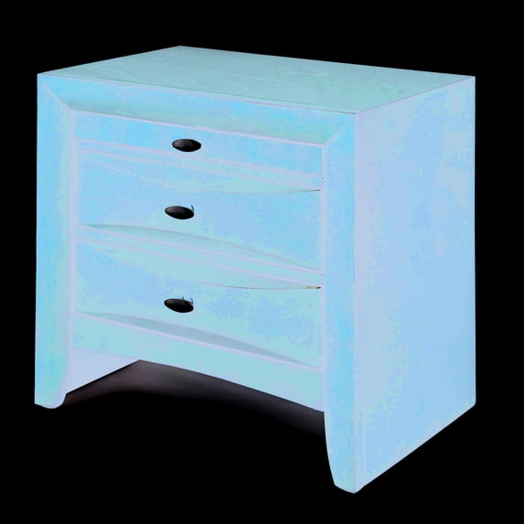 Espresso Finish Bedroom Nightstand | Drawers and Tray for Organization ...