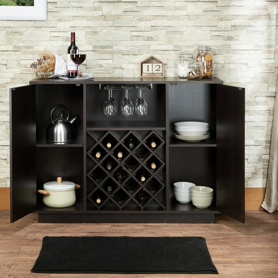 Espresso - Finished Wine Unit | Store Wine and Organize Items, Modern ...