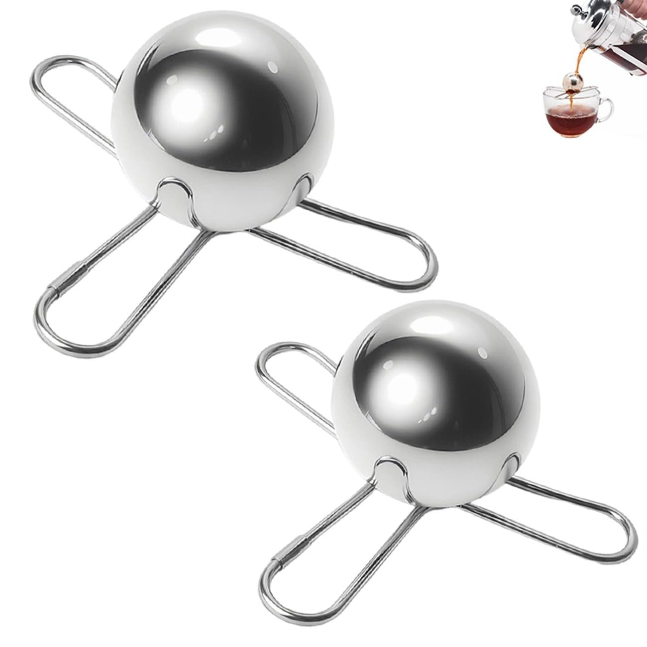 Espresso Frozen Ball for Espresso Coffee, Little Stainless Steel Frozen ...