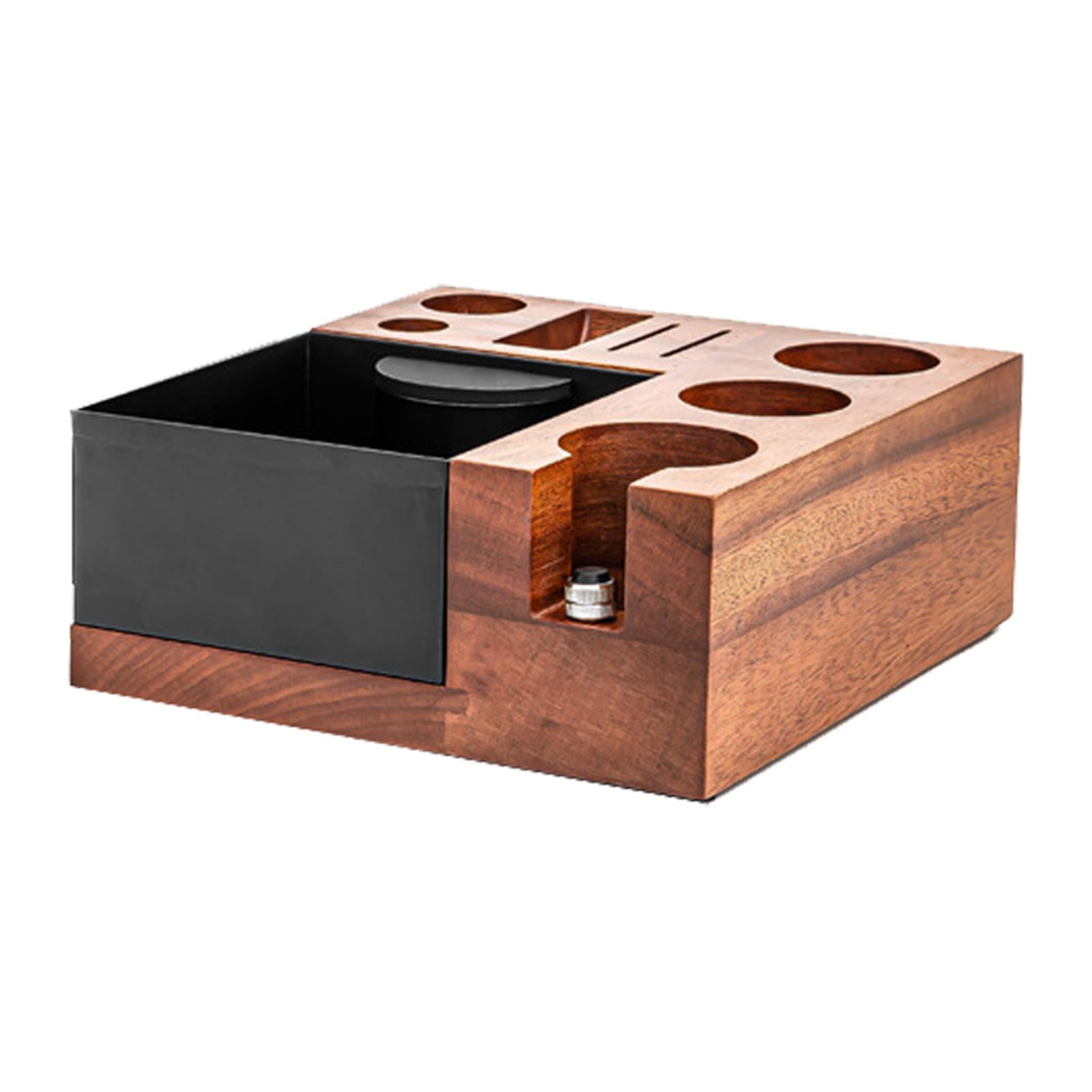 Espresso Knock Box, Espresso Accessory Organizer Box, Espresso ...