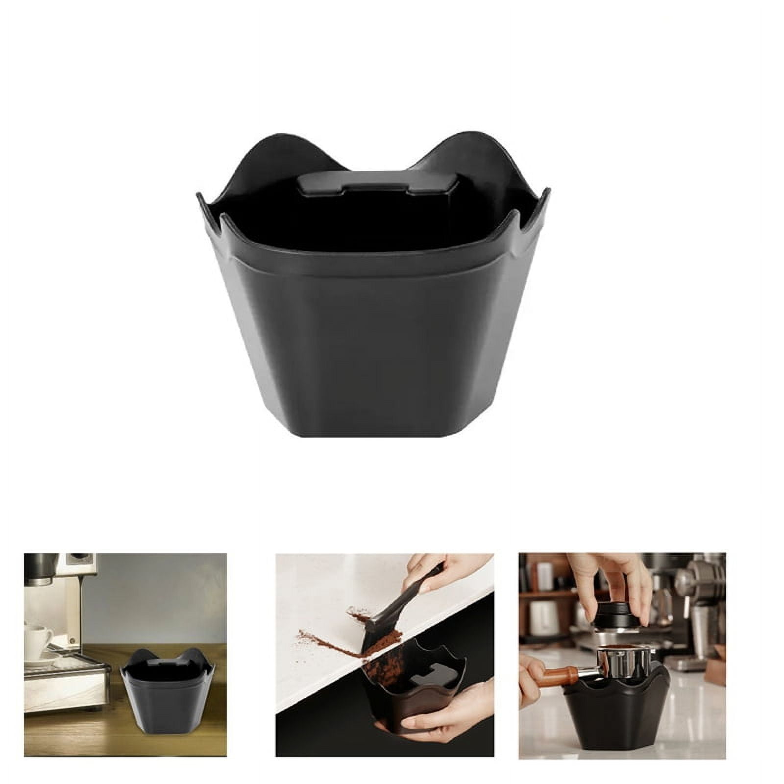 Espresso Knock Box Espresso Dump Bin Coffee Waste Bin Non Slip Base ...