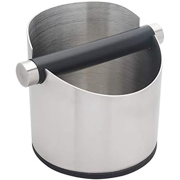 Espresso Knock Box, Stainless Steel Coffee Grounds Knock Box, With ...