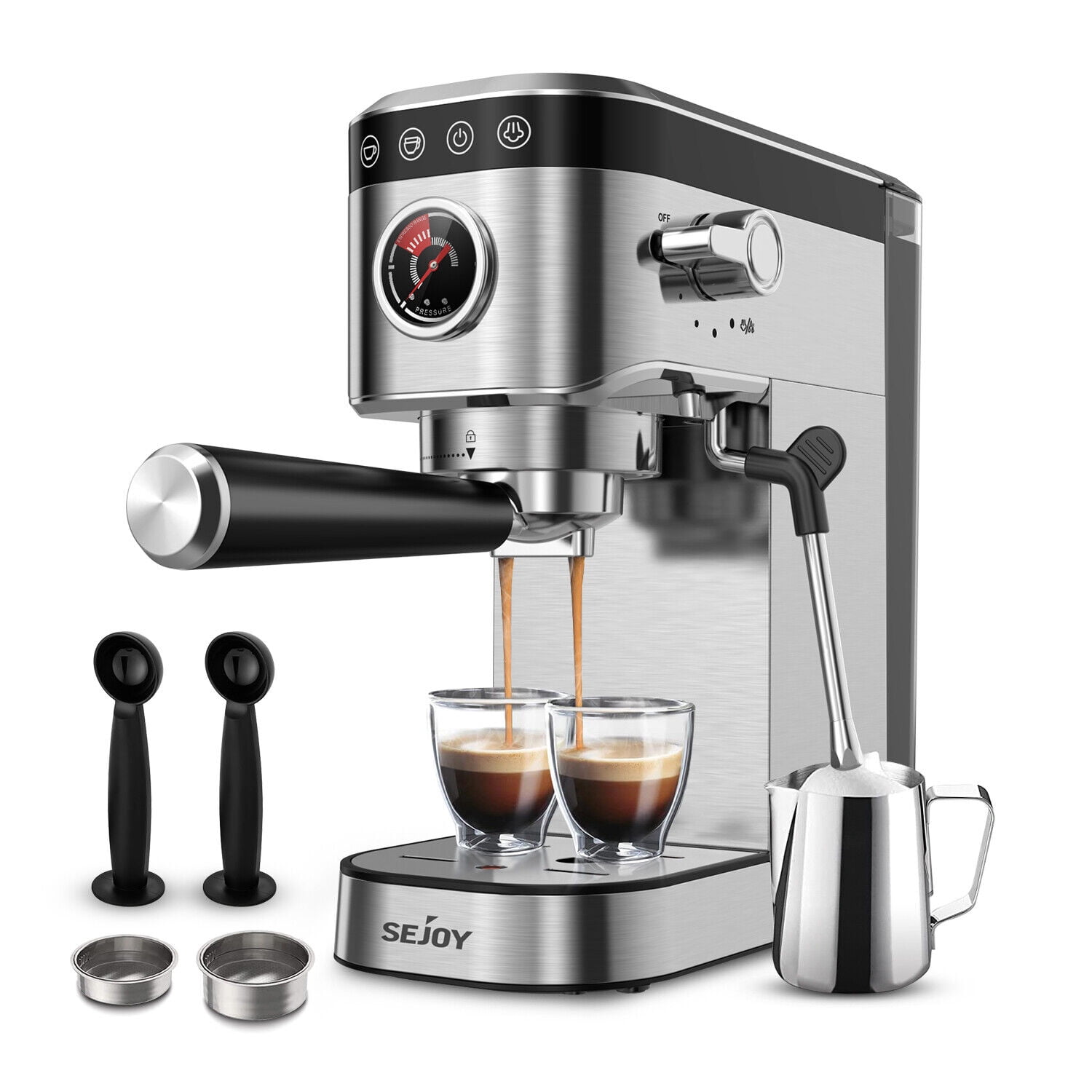 Espresso Machine 20 Bar Coffee Machine Cappuccino Machine Expresso ...