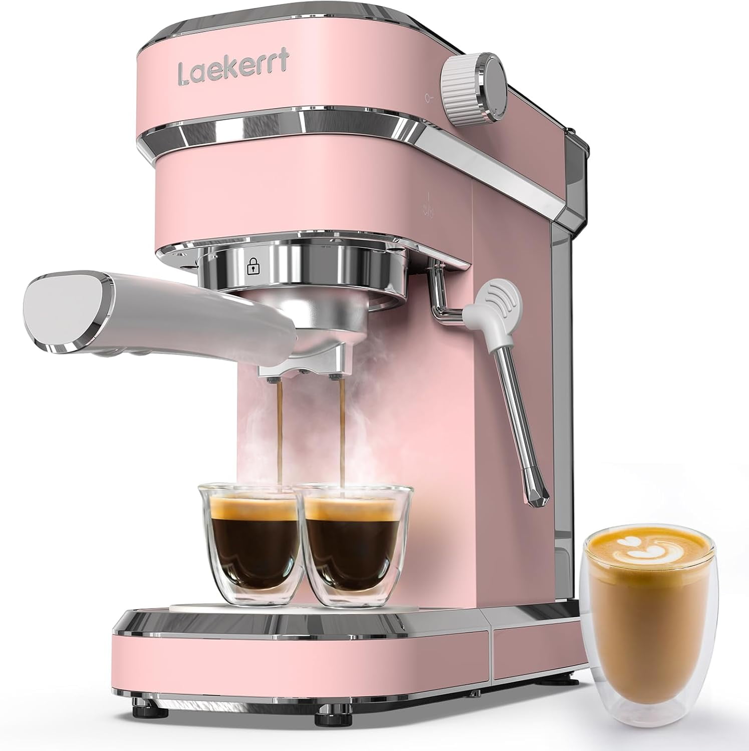 Espresso Machine 20 Bar Espresso Machine with Milk Frother Steam Wand ...