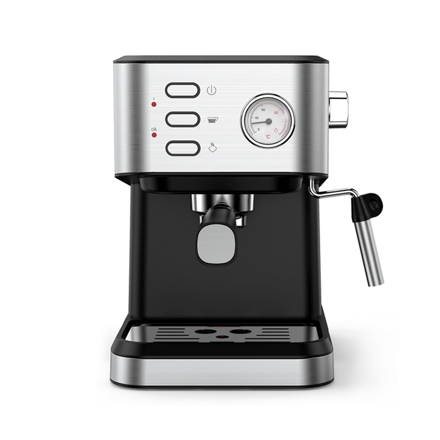 Espresso Machine 20 Bar, Espresso Maker with 1.5L Water Tank and Milk ...