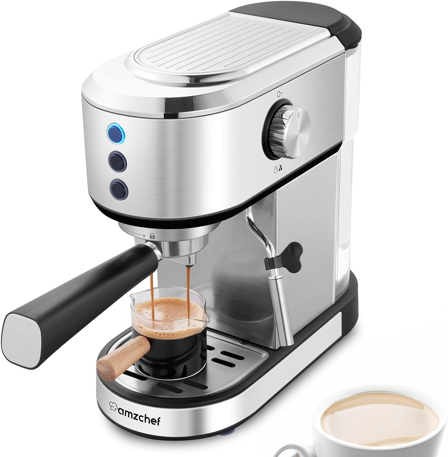 Espresso Machine with 20 Bar, Professional Espresso Maker with Milk ...