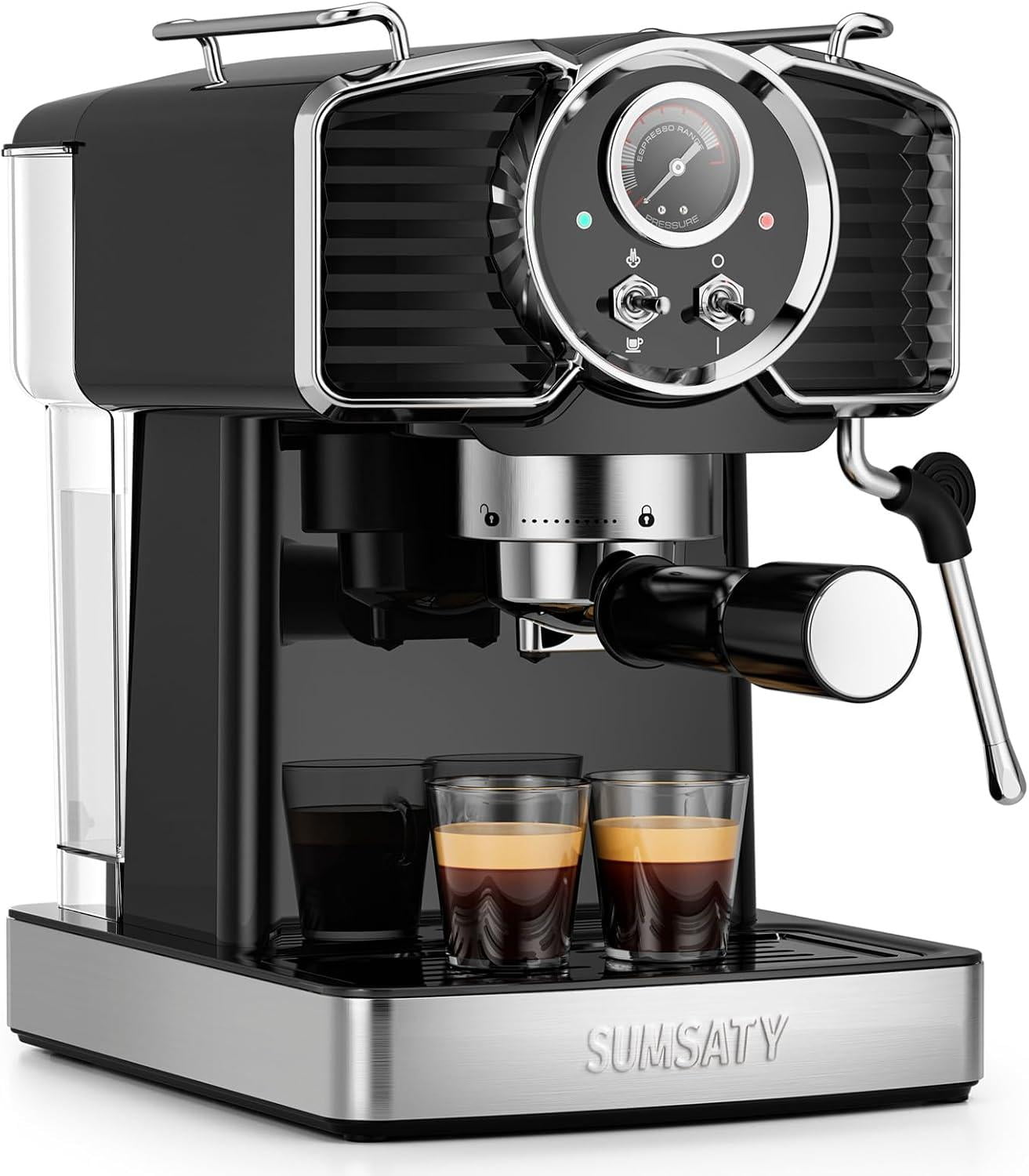 Espresso Machine 20 Bar, Professional Espresso Maker with Milk Frother ...