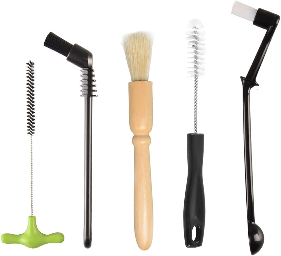 Espresso Machine Cleaning Brush Set - 5 Pieces Coffee Cleaning Brush ...