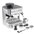 Espresso Machine with Milk Frother and Grinder, 15 Bar Automatic ...