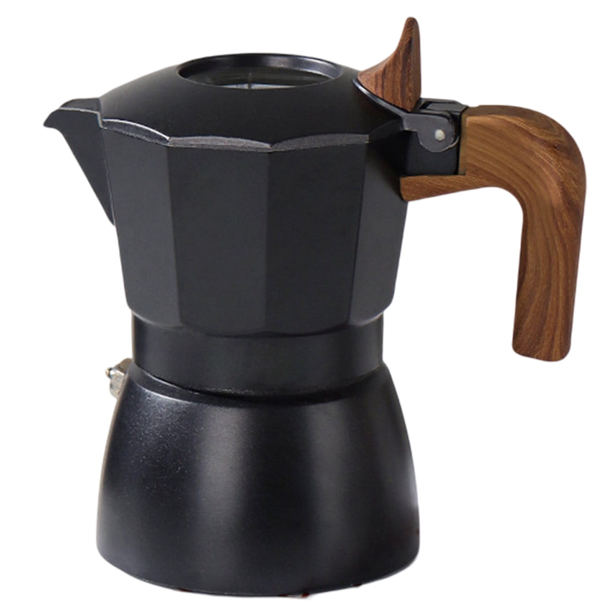 Espresso Maker, 2 Cups Moka Coffee Pot for Gas or Electric Ceramic ...
