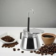 Espresso Maker, Single Spout Stovetop Pot Stainless Steel Mini Stovetop ...