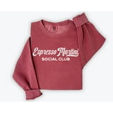 Espresso Martini Lightweight Crewneck Cotton T-Shirt Retro Style ...