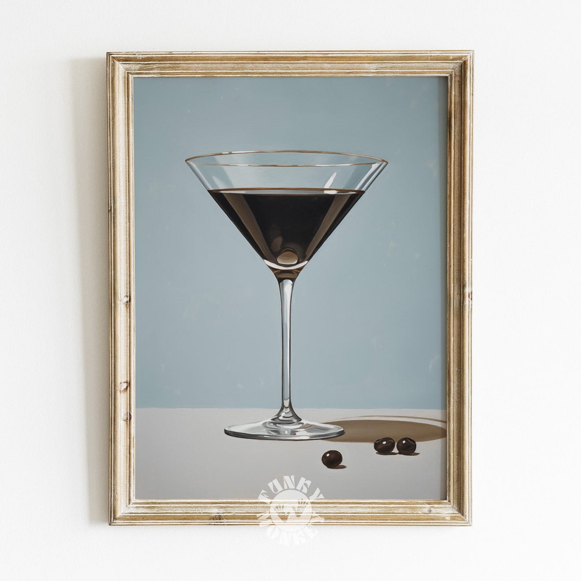 Espresso Martini Print, Preppy Bar Cart Art Print, Apartment Aesthetic ...