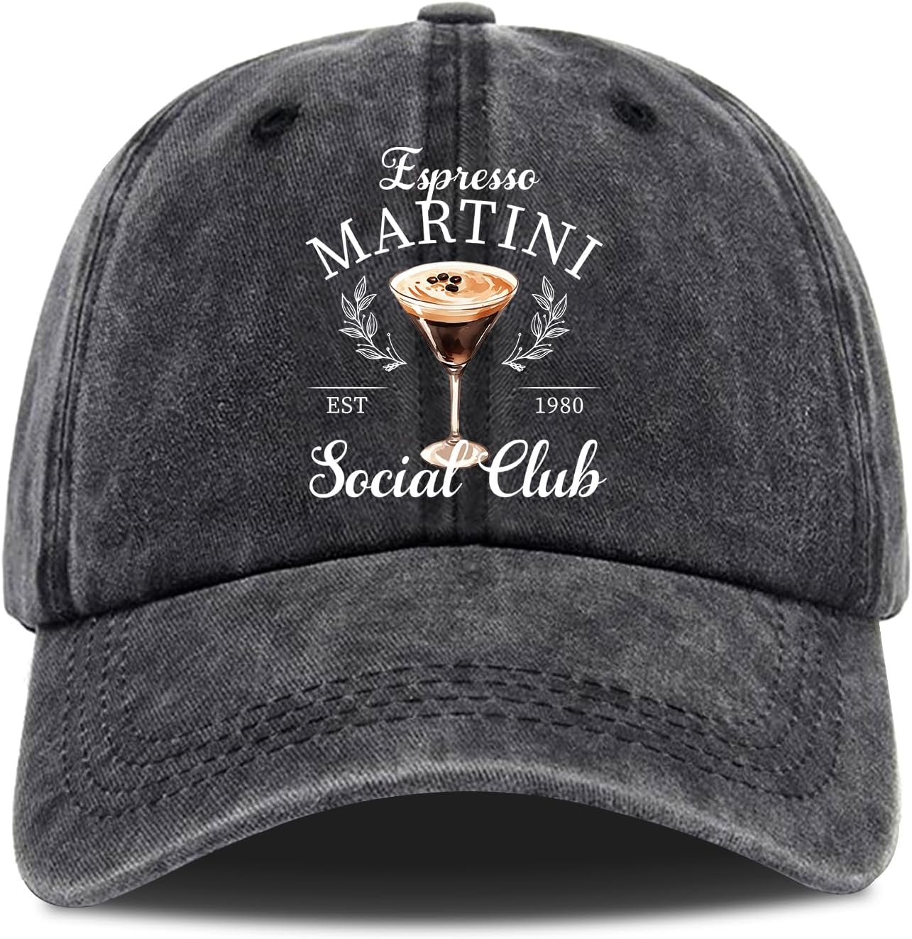 Espresso Martini Social Club Funny Baseball Cap, Trucker Hat for ...