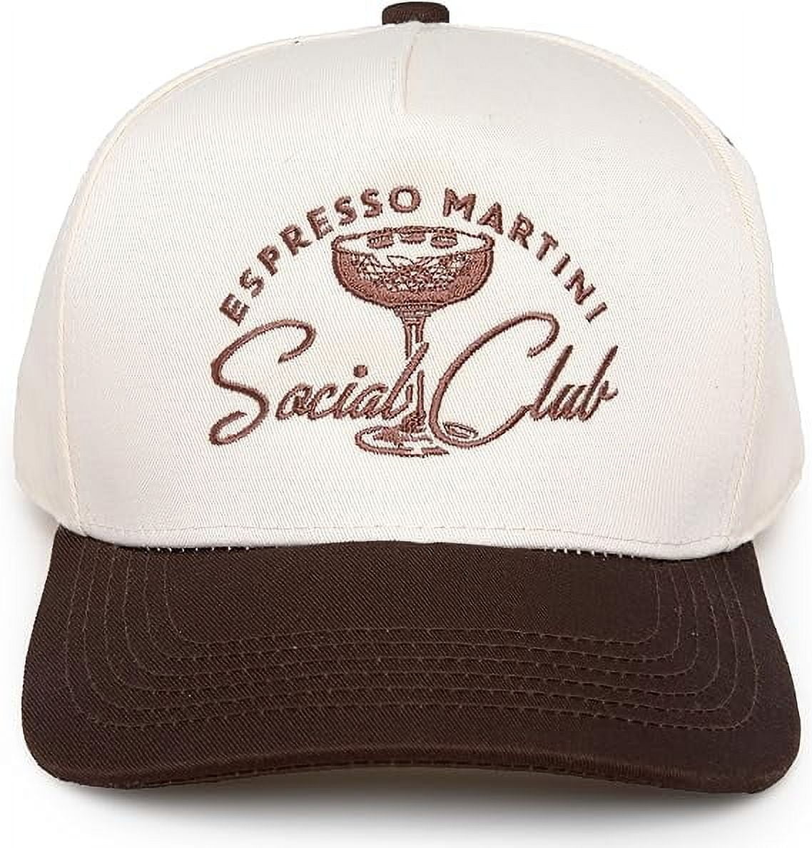 Espresso Martini Social Club Hat, Embroidered Trucker Cap for Coffee ...