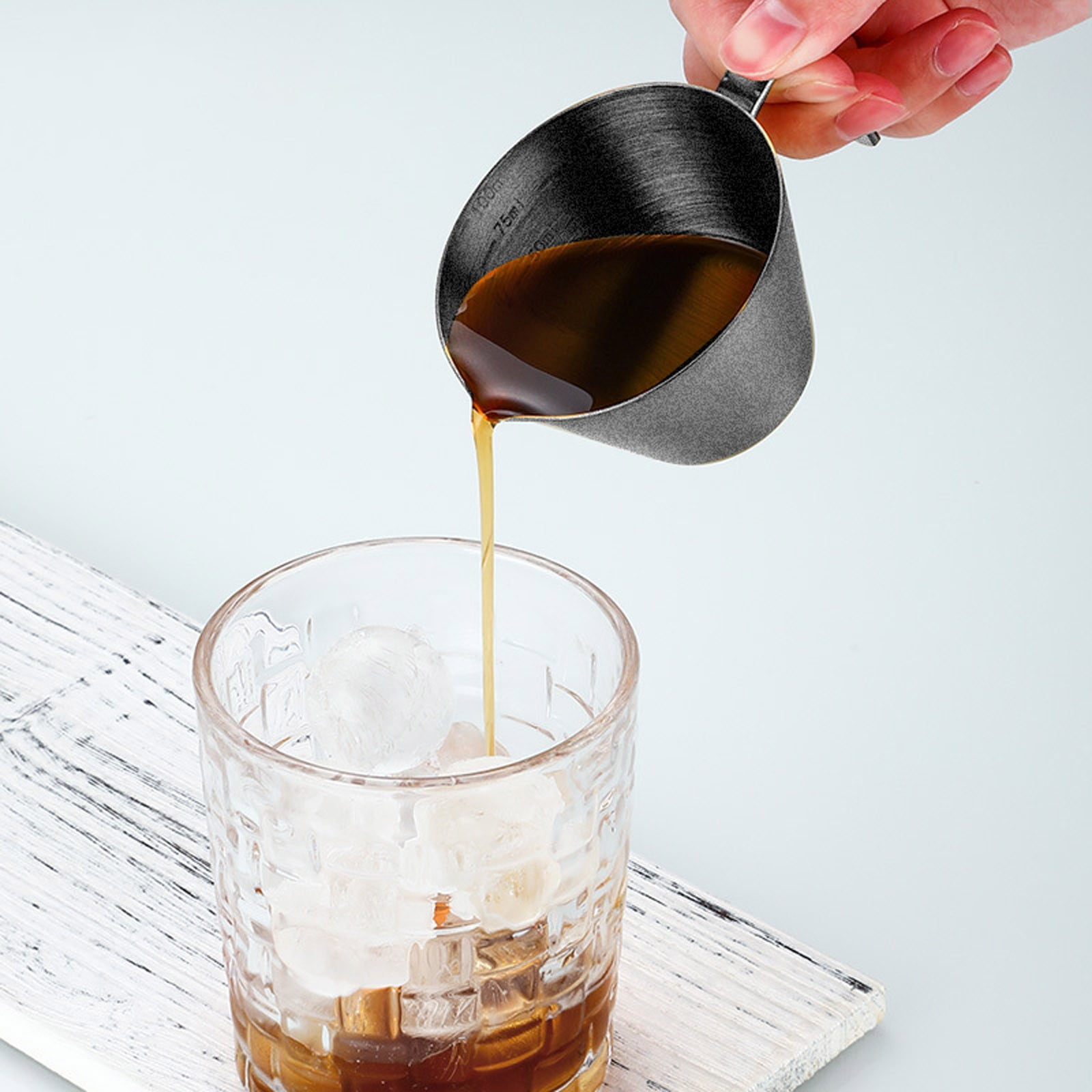 Espresso Measuring Cup Basdi Stainless Steel Measuring Shot Cups ...