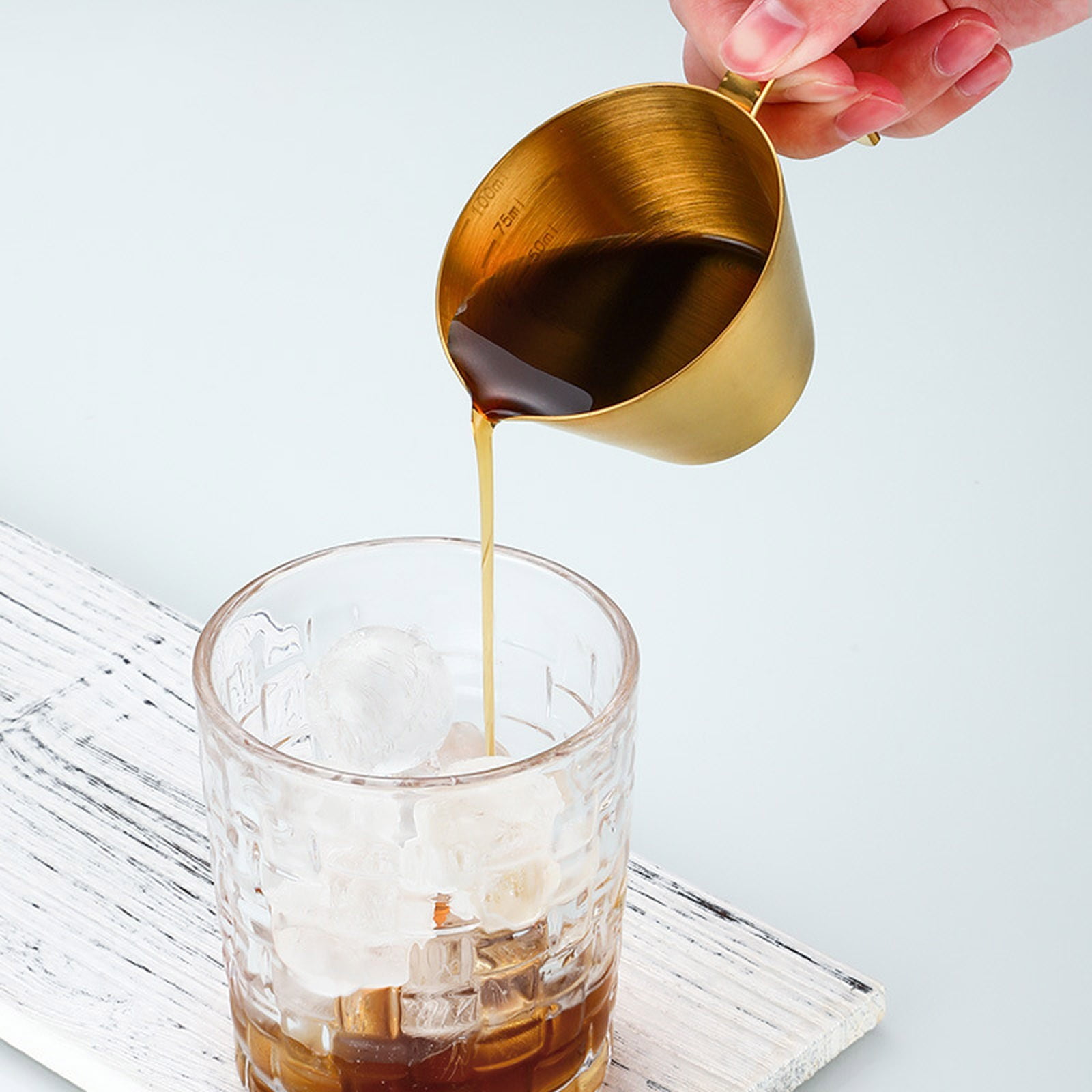 Espresso Measuring Cup Basdi Stainless Steel Measuring Shot Cups ...