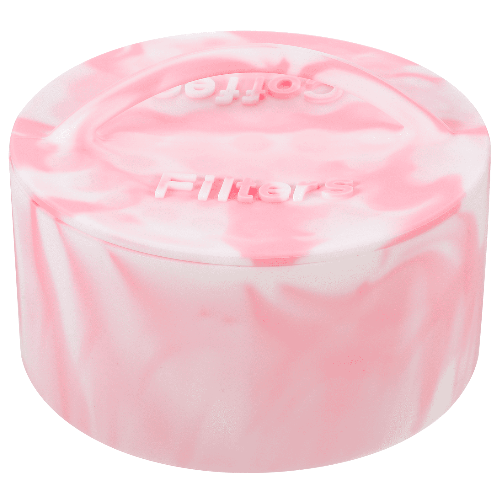 Pink Silicone Coffee Filter Storage Box for Packing with Large Capacity ...