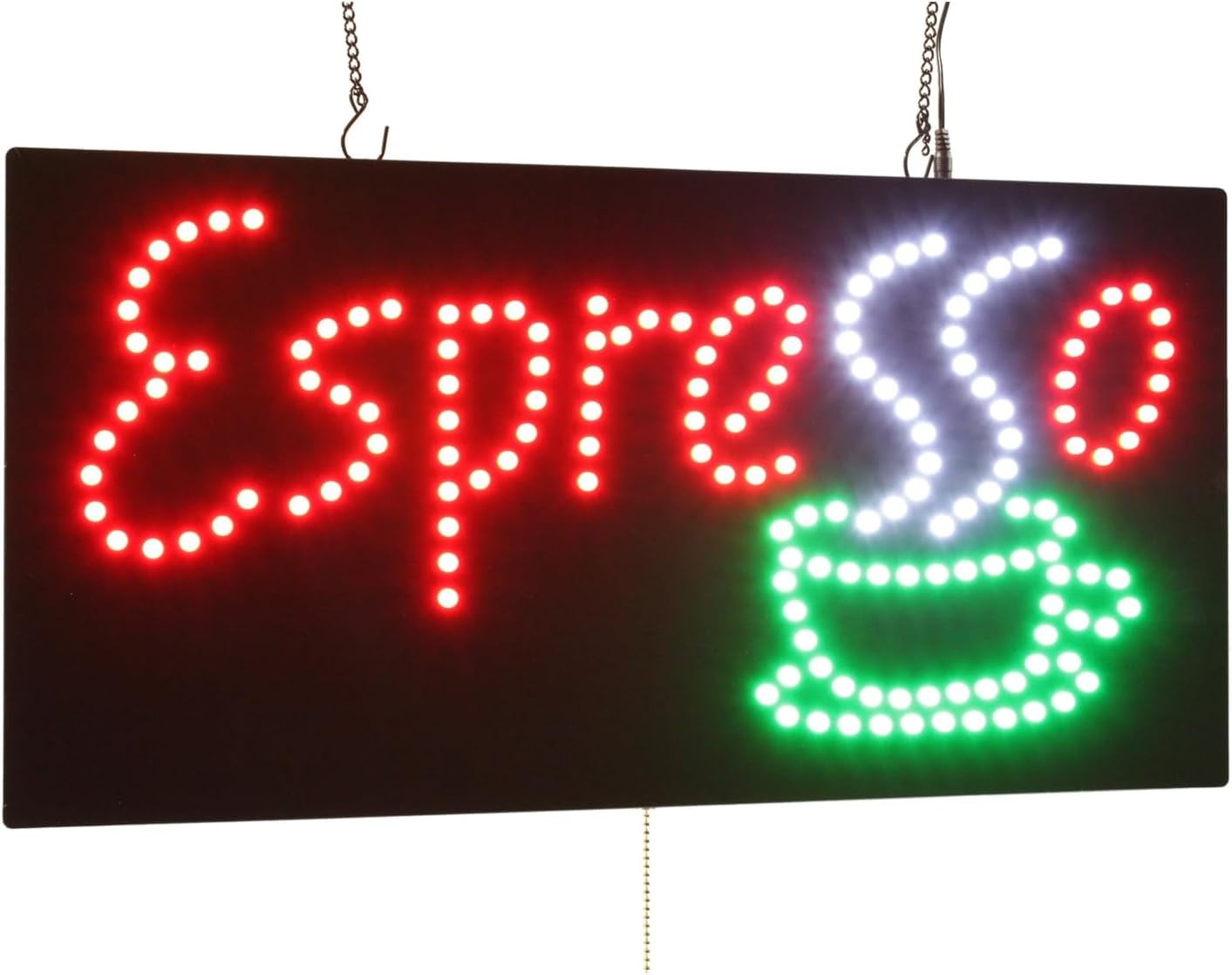 Espresso Sign, 24"x12", 60x30cm, TOPKING, LED, , Florescent, Signage ...