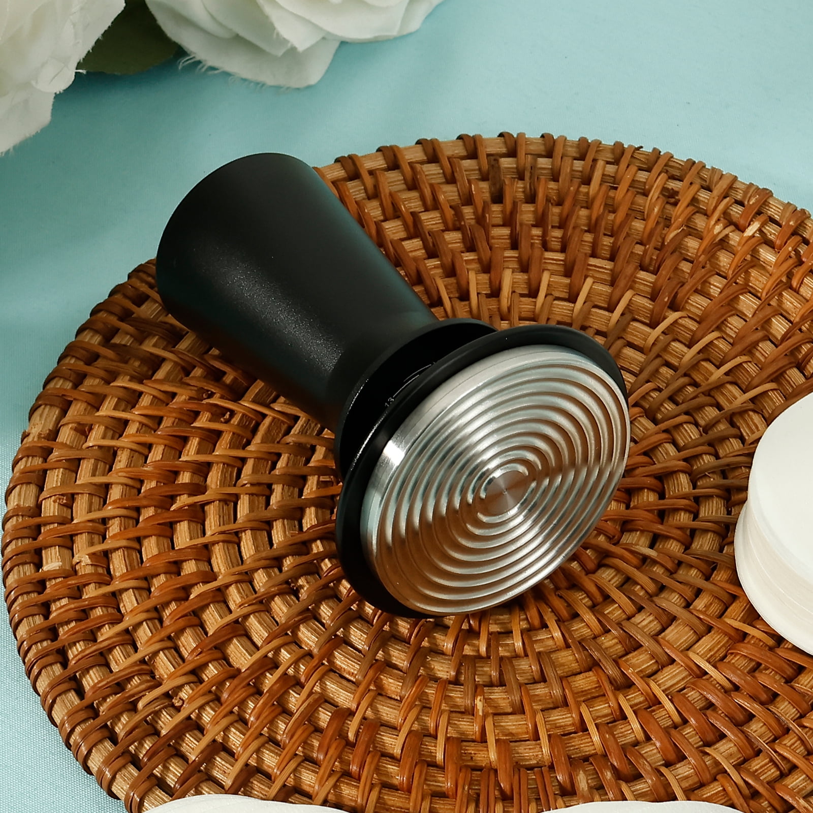 Espresso Tamper 304 Stainless Steel 51 mm Coffee Tamper with Scale 30lb ...