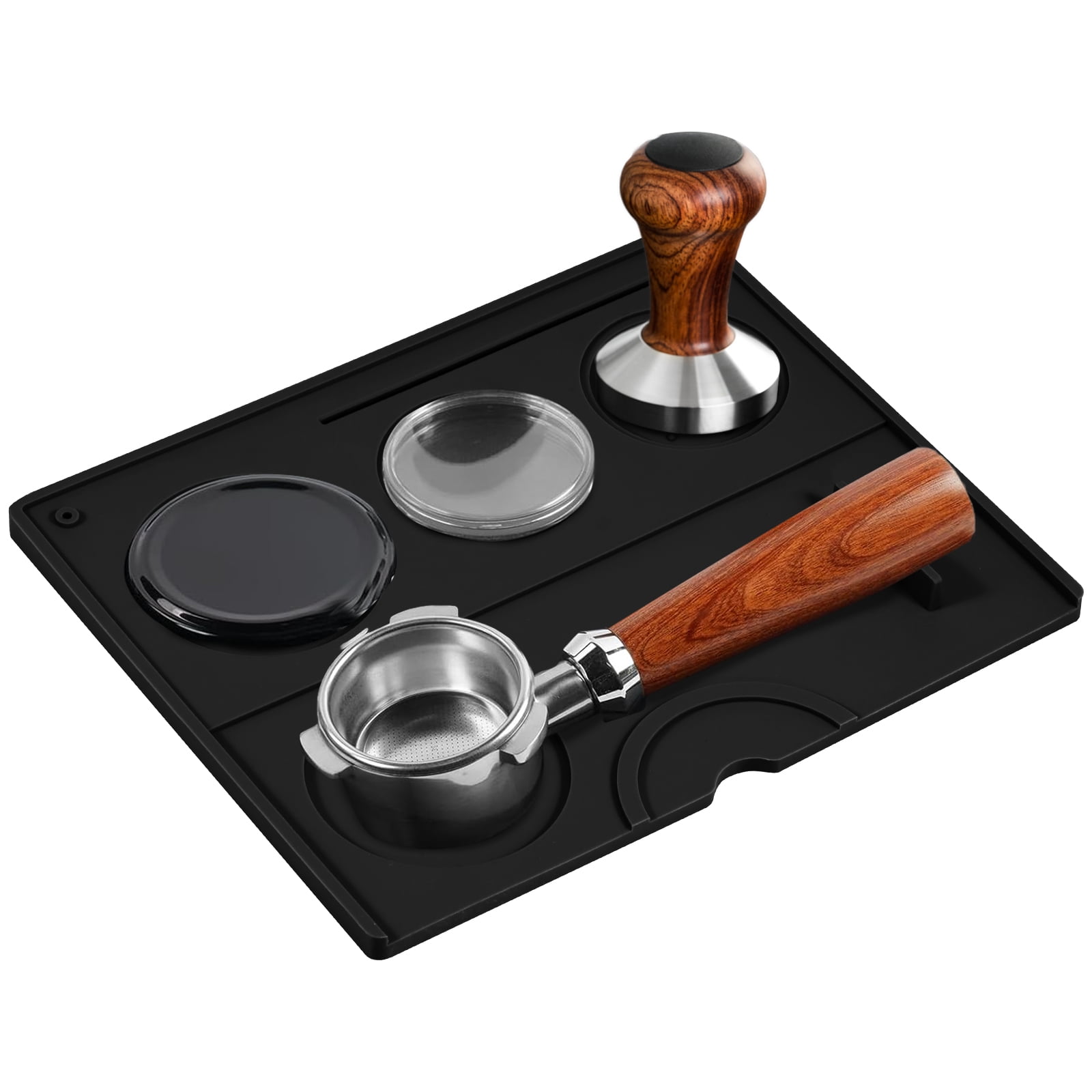 Espresso Tamping Mat Food Grade Silicone Coffee Tamp Mat Non-Slip ...