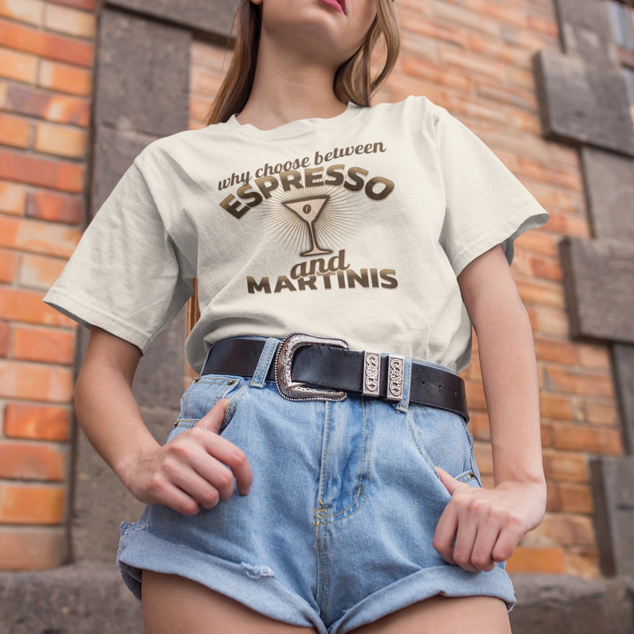 Espresso and Martinis Shirt, Cute Trendy Boozy Brunch Shirt, Brunch ...