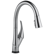 Delta 101LF-HDF Classic Single Handle Centerset Kitchen Faucet, Chrome ...